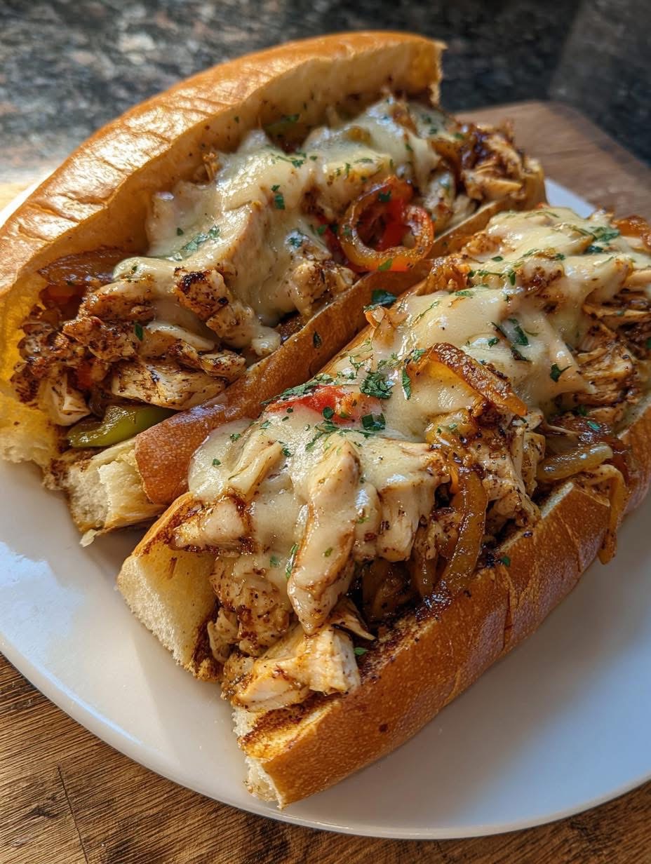 Loaded Chicken Sub Sandwich Recipe - Tasty Family Recipes