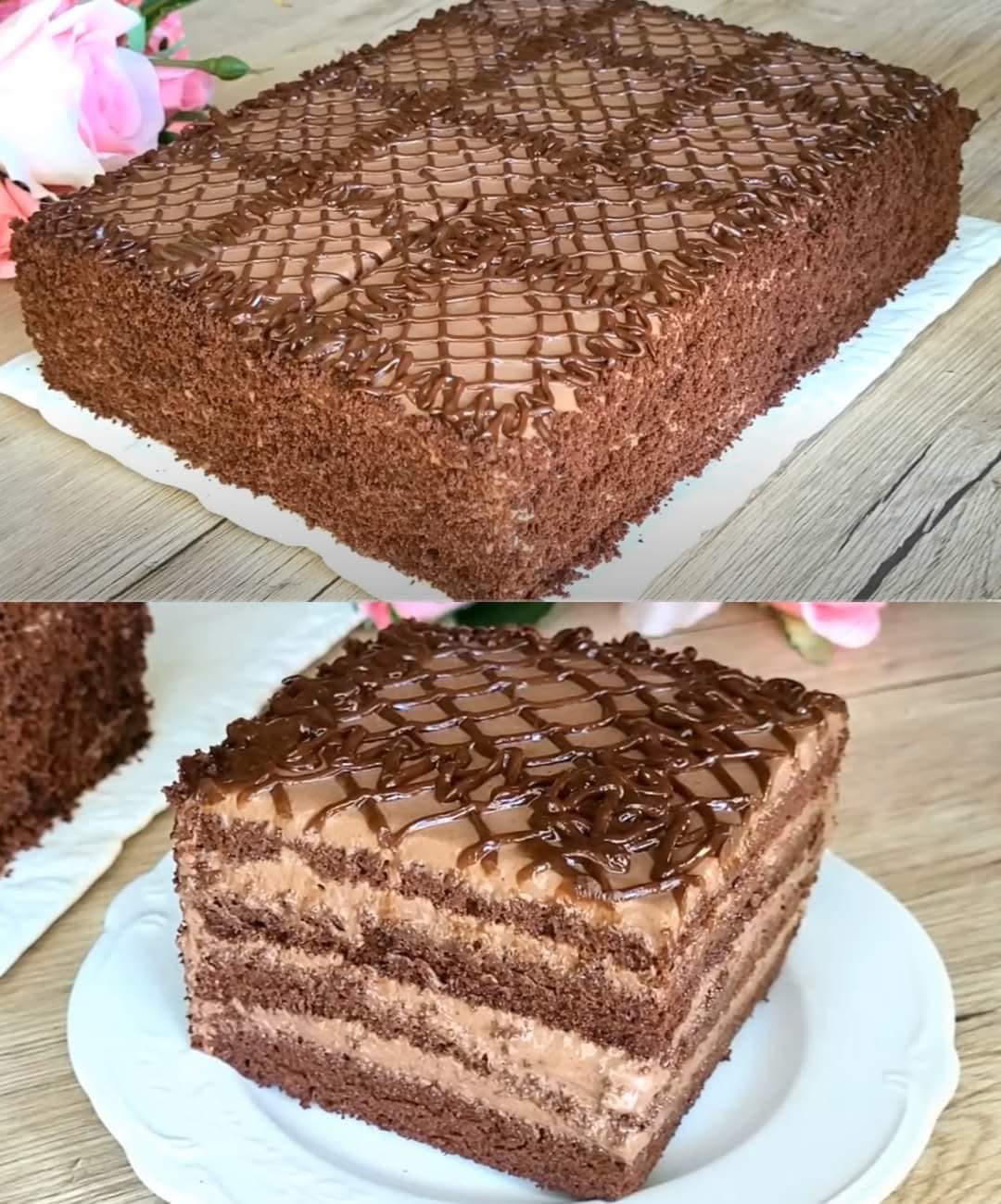 Chocolate Layer Dream Cake - Tasty Family Recipes