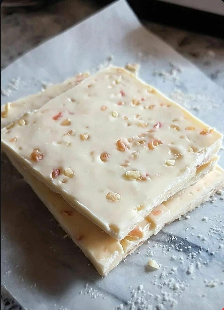 White Chocolate Nut Crunch Bars - Tasty Family Recipes